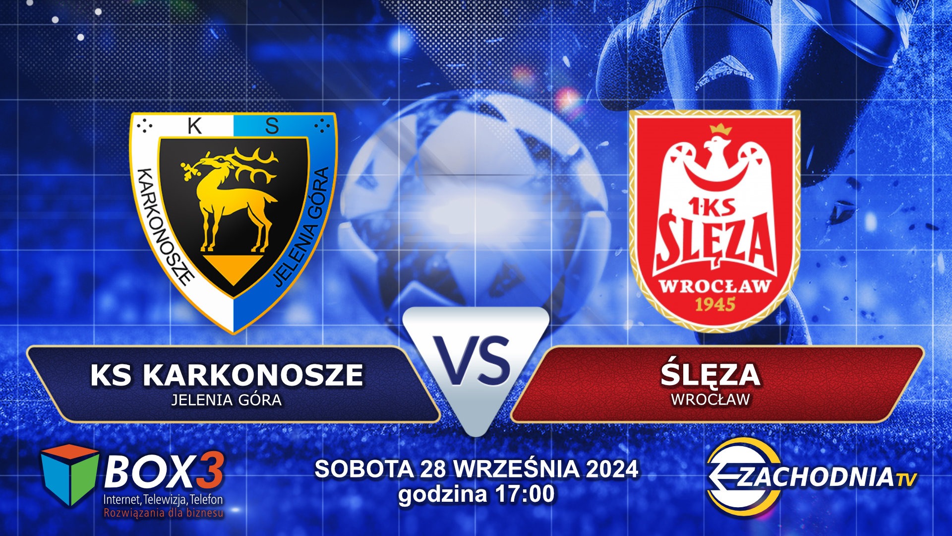 Transmisja meczu KS Karkonosze vs Śleza Wrocław - zachodnia.tv